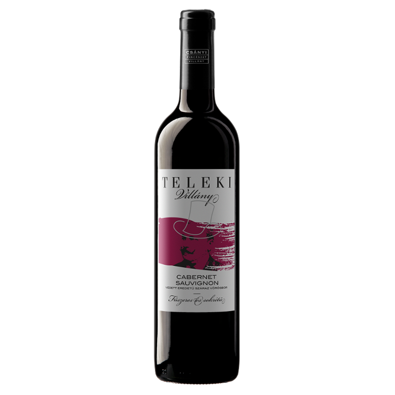 Csányi Teleki Villányi Cabernet Sauvignon 2021 0 75 l száraz vörösbor
