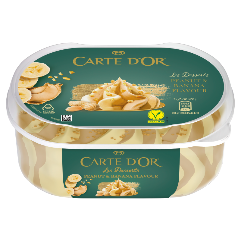 Carte d'Or vegan jégkrém 850 ml földimogyoró-banán Webáruház » 2 399 Ft ...