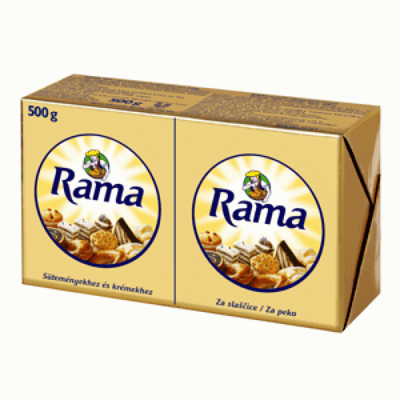 Rama margarin 500 g tégla + ajándék vanília ízű pudingpor Webáruház » 0 ...