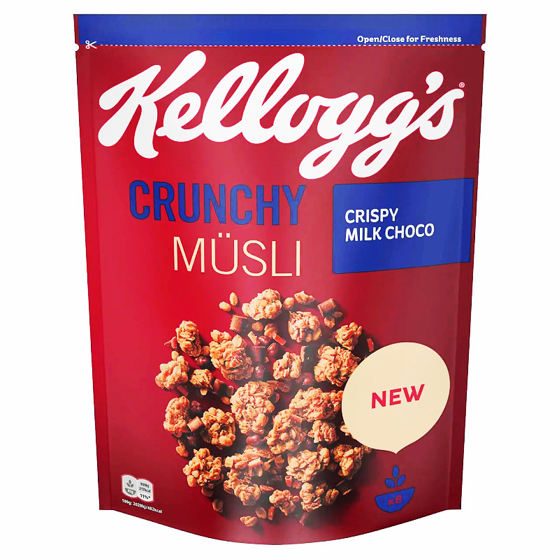Kellogg's Crunchy müzli 400 g milk choco Webáruház » 0 Ft - Kellogg's ...