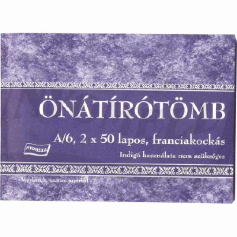 Önátíró tömb A/6 (27178) Webáruház » 0 Ft - Önátíró tömb A/6 (27178 ...