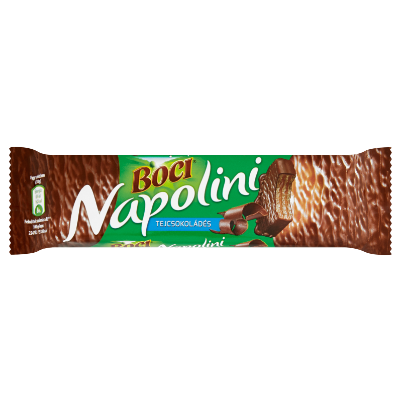 Boci Napolini kakaós krémmel töltött ostya 30 g tejcsokoládés Webáruház ...