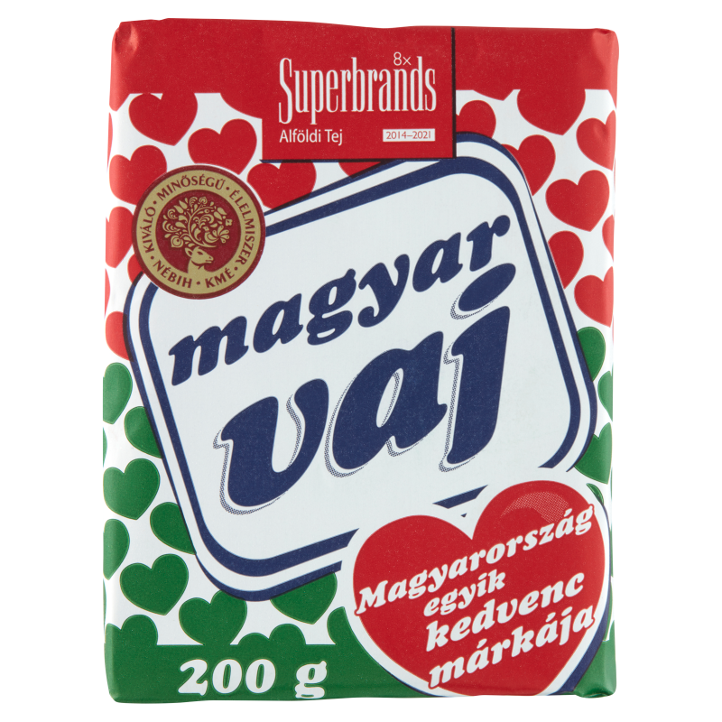 Magyar teavaj 200 g 82% (Alföldi tej) - online vásárlás házhoz szállítással