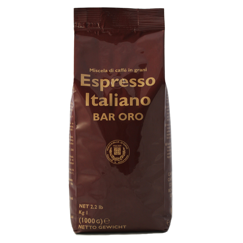 Espresso Italiano Bar Oro szemes kávé 1 kg Webáruház » 0 Ft - Espresso ...
