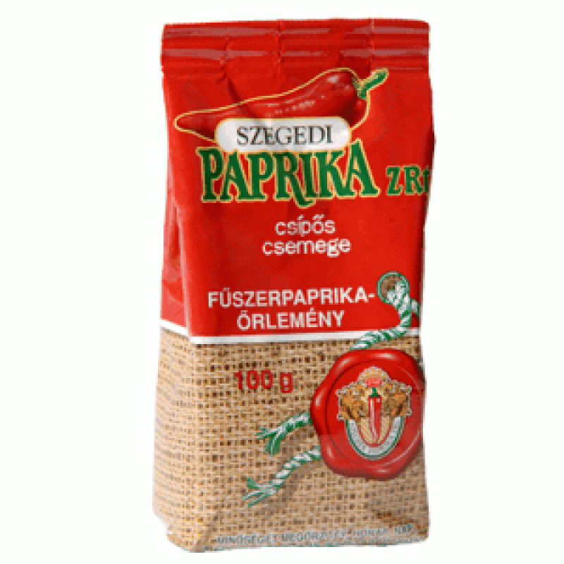 Szegedi fűszerpaprika-őrlemény I. osztály 100 g csípős Webáruház » 0 Ft ...