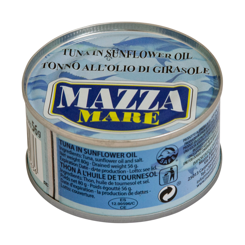 Mazza tonhal napraforgóolajban 80 g Webáruház » 399 Ft - Mazza tonhal ...