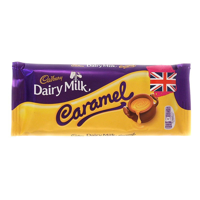 Cadbury Diary Milk Caramel tejcsokoládé 120 g karamell töltelékkel ...