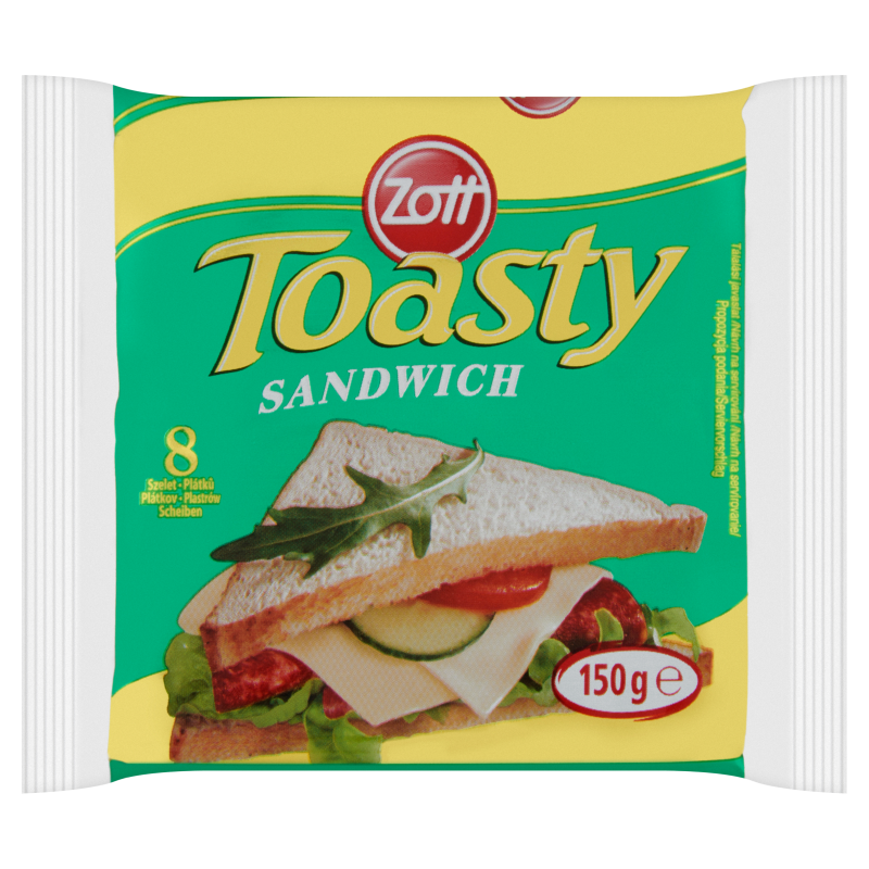 Zott Toasty ömlesztett sajtszeletek 150 g sandwich Webáruház » 0 Ft ...