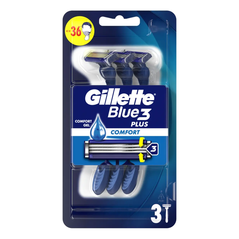 Gillette Blue3 Plus Comfort eldobható férfi borotva 3 db Webáruház » 1 ...