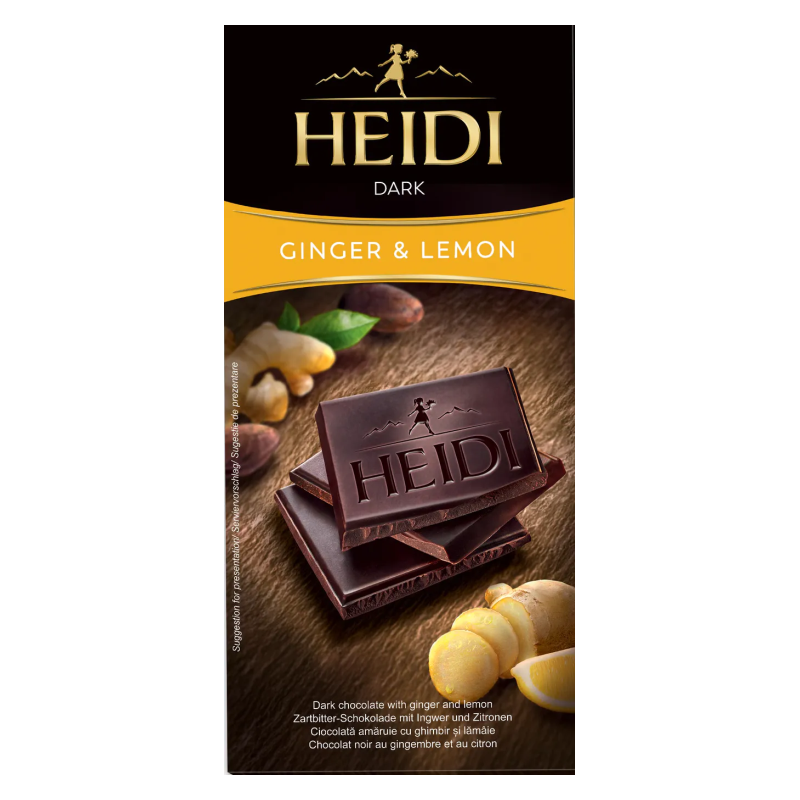 Heidi Étcsokoládé 80 g citrom-gyömbér Webáruház » 0 Ft - Heidi ...
