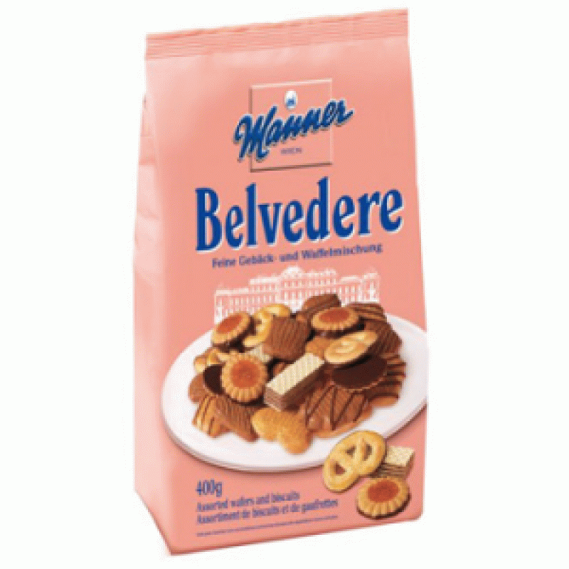 Manner Belvedere keksz 400 g mix Webáruház » 0 Ft - Manner Belvedere ...