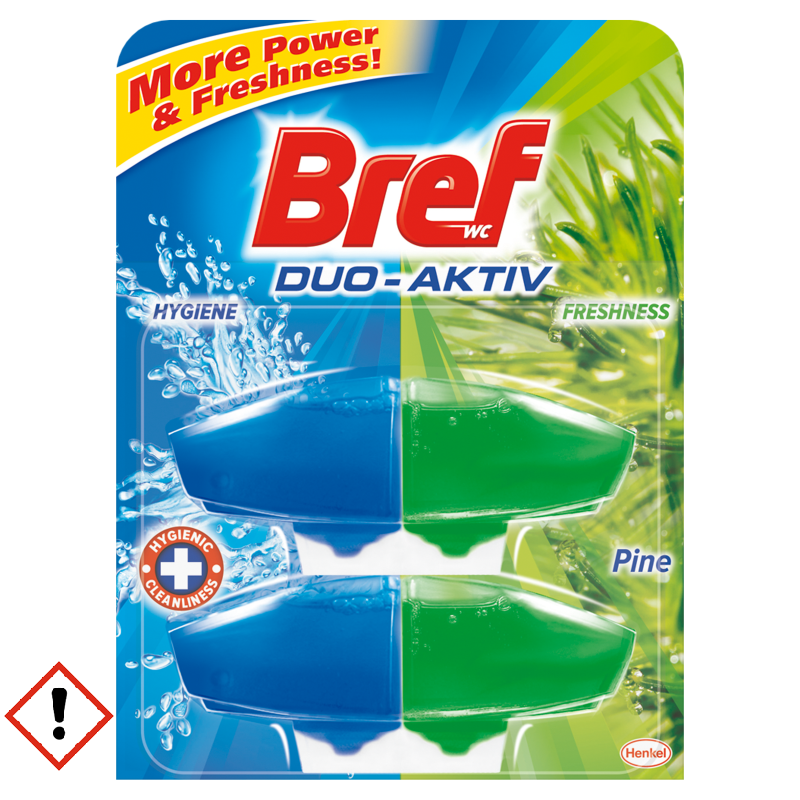 Bref Duo Aktív WC-frissítő gél utántöltő 2x60 ml fenyő Webáruház » 0 Ft ...