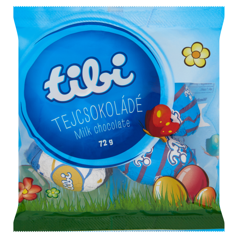 Tibi Húsvéti tojások 72 g tejcsokoládé 4 db Webáruház » 0 Ft - Tibi ...