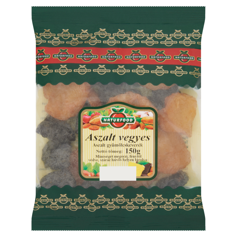 Naturfood aszalt vegyes gyümölcskeverék 150 g Webáruház » 0 Ft ...
