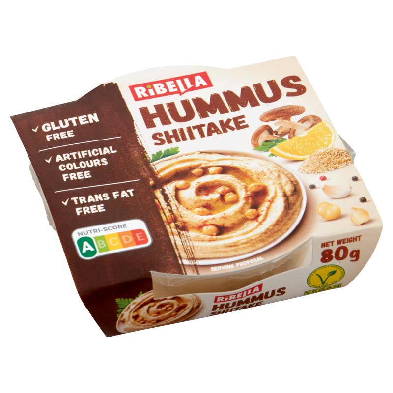 RiBella Hummus csicseriborsó krém 80 g shiitake gombával Webáruház ...
