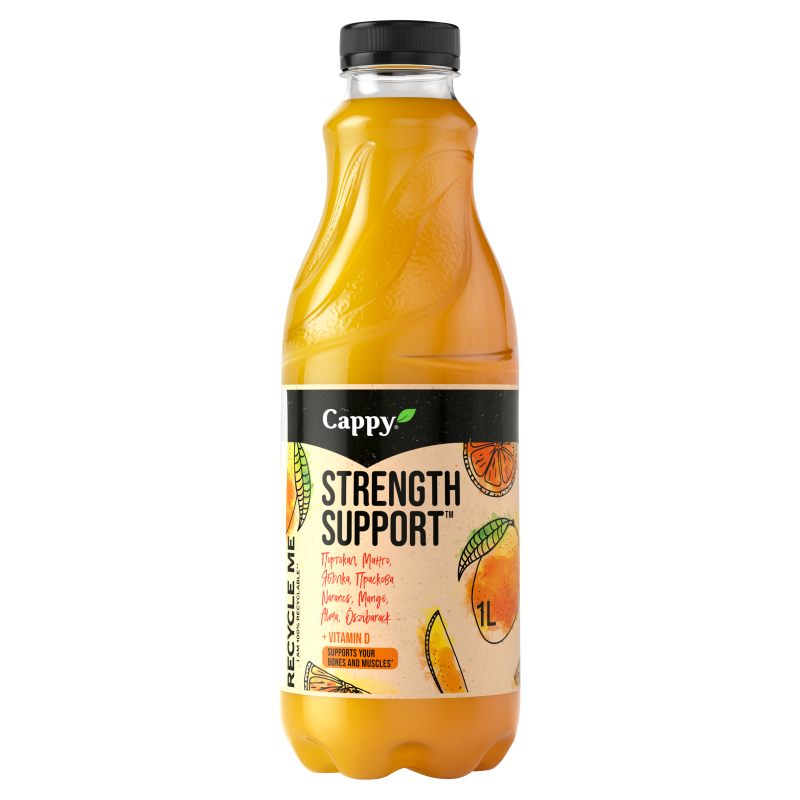 Cappy Strength Support gyümölcsital 1 l Webáruház » 799 Ft - Cappy ...