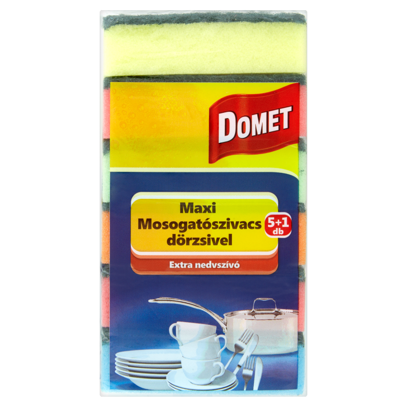 Domet maxi dörzsi szivacs 5+1 db (Sarantis) Webáruház » 0 Ft - Domet ...