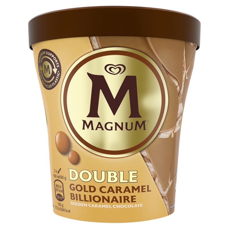 Magnum poharas jégkrém 440 ml dupla karamell és popcorn Webáruház » 3 ...