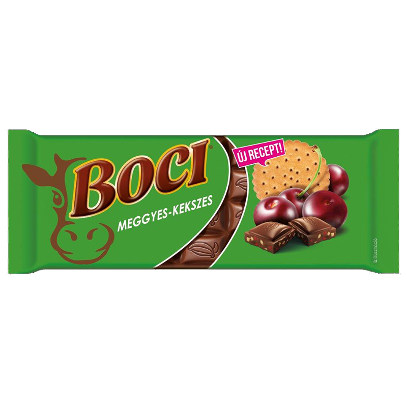 Boci tejcsokoládé 90 g meggyes-kekszes Webáruház » 0 Ft - Boci ...