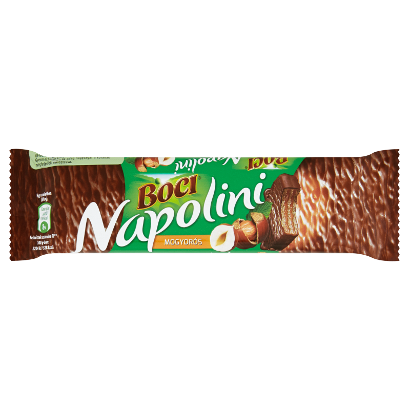 Boci Napolini mogyorós krémmel töltött ostya 30 g tejcsokoládés ...