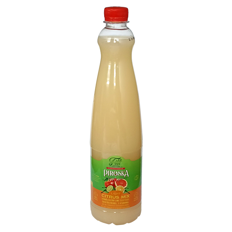 Piroska Fitt light citrus-mix szörp 0,7 l lime, édesítőszerekkel ...