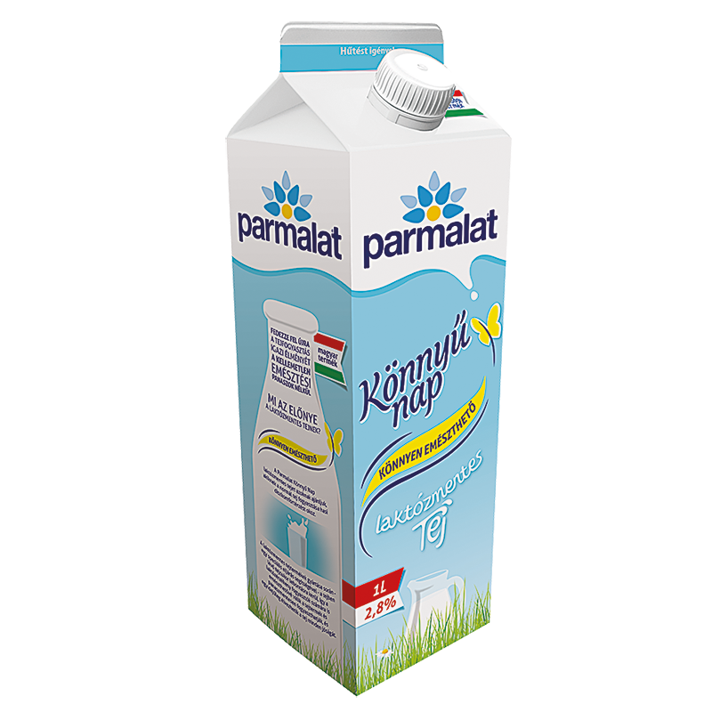 Parmalat Könnyű Nap friss tej 1 l 2,8% laktózmentes Webáruház » 0 Ft ...
