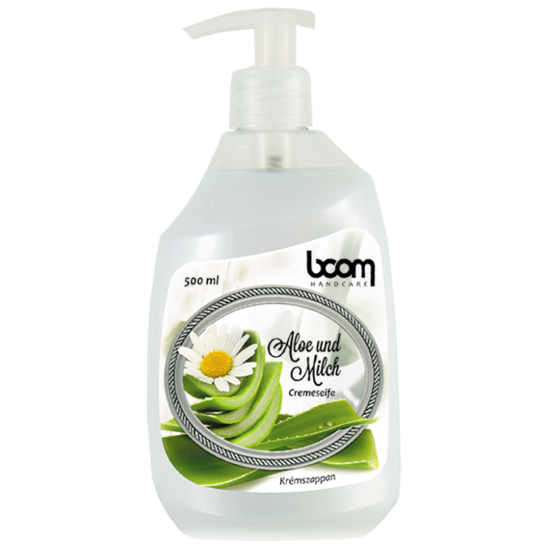 Boom folyékony krémszappan 500 ml aloe verával és tejjel Webáruház » 0 ...