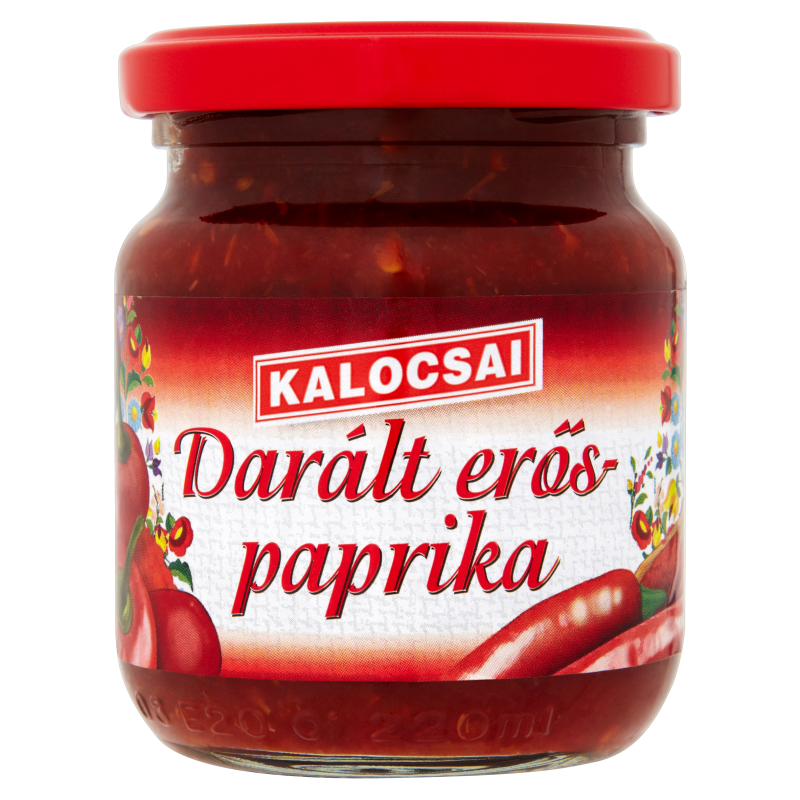 Kalocsai darált paprikakrém 210 g erős üveges Webáruház » 0 Ft ...