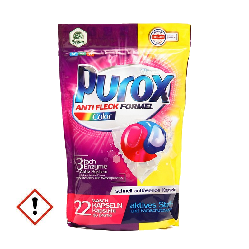 Purox duo caps mosógél kapszula 22 db color Webáruház » 1 599 Ft ...