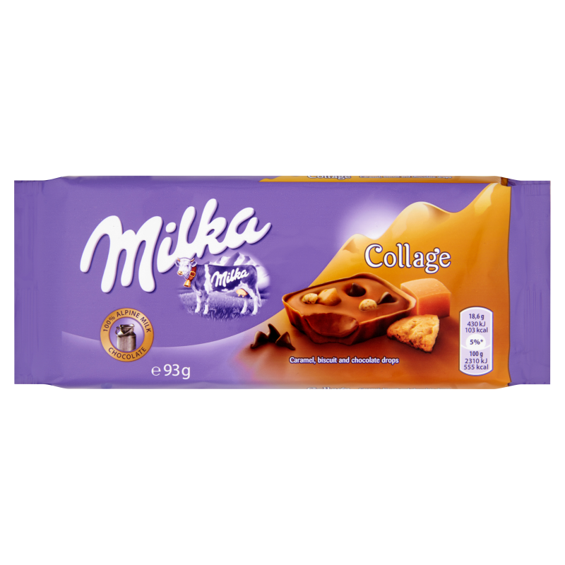 Milka Collage tejcsokoládé 93 g Caramel Biscuit Webáruház » 0 Ft ...