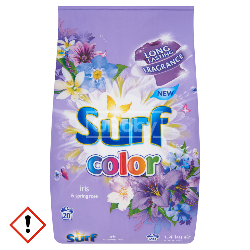 Surf Color mosópor 1,4 kg színes iris & spring rose Webáruház » 0 Ft ...