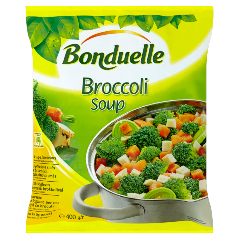 Bonduelle fagyasztott zöldségleves keverék 400 g brokkolival Webáruház » 0 Ft - Bonduelle ...
