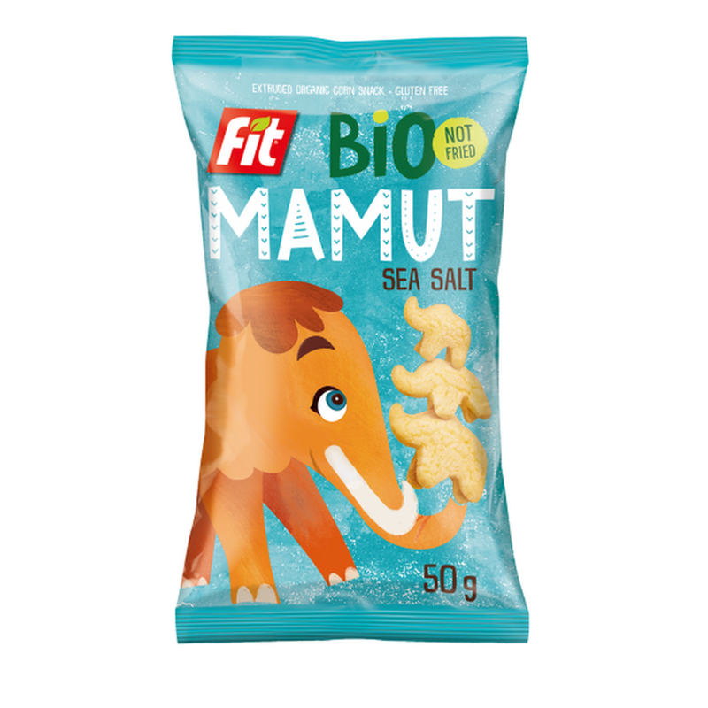 Fit Mamut Bio extrudált kukorica snack 50 g sós, gluténmentes Webáruház ...