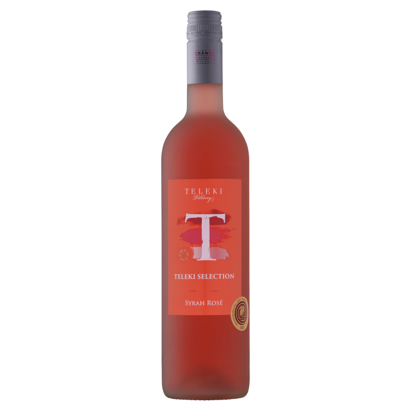 Csányi Teleki Selection Villányi Syrah Rosé bor 2021 0,75 l száraz ...
