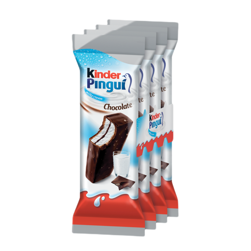 Kinder Pingui töltött sütemény 4x30 g tejes krémmel Webáruház » 699 Ft ...